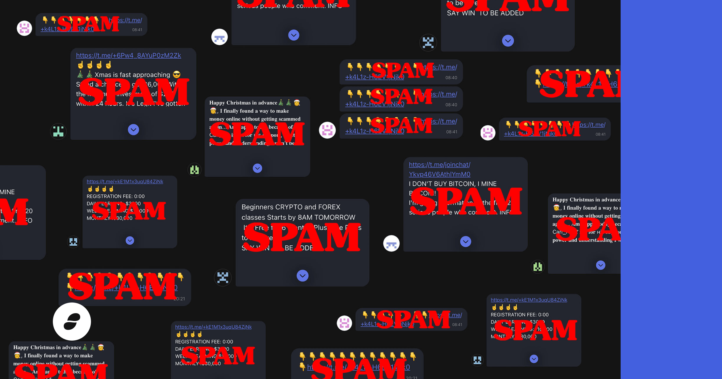 How to deal with spam in public chats? — Status